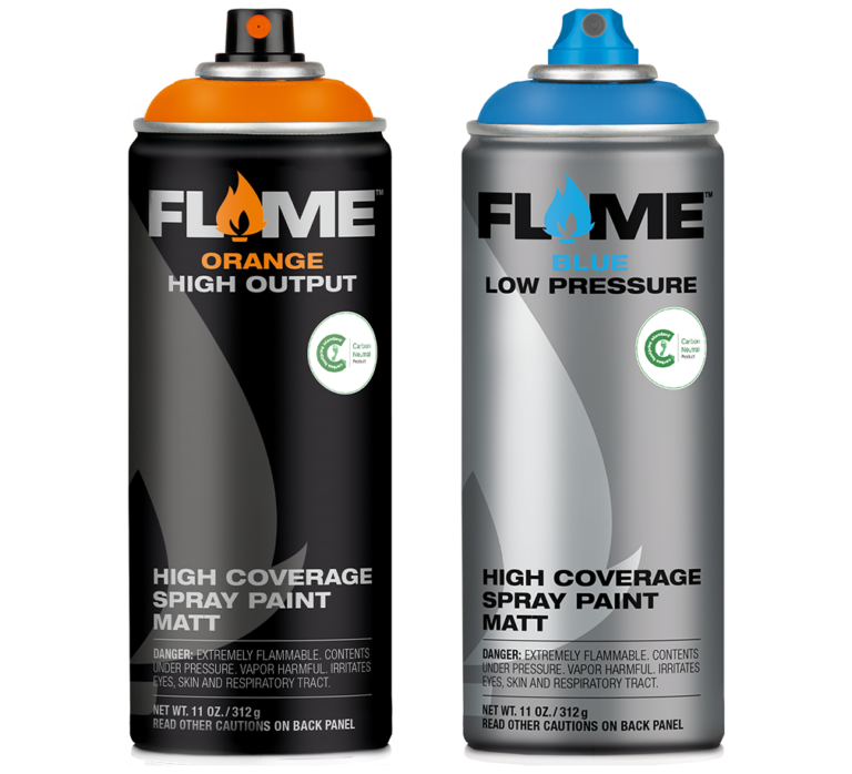 Carbon Neutral - FLAME Graffiti Spray Cans